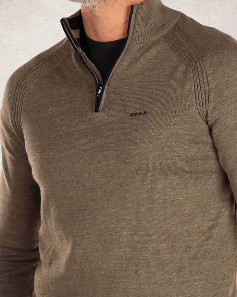 Pull NZA CLIVE 23GN426 Army ground NZA - Vêtements de marque ...