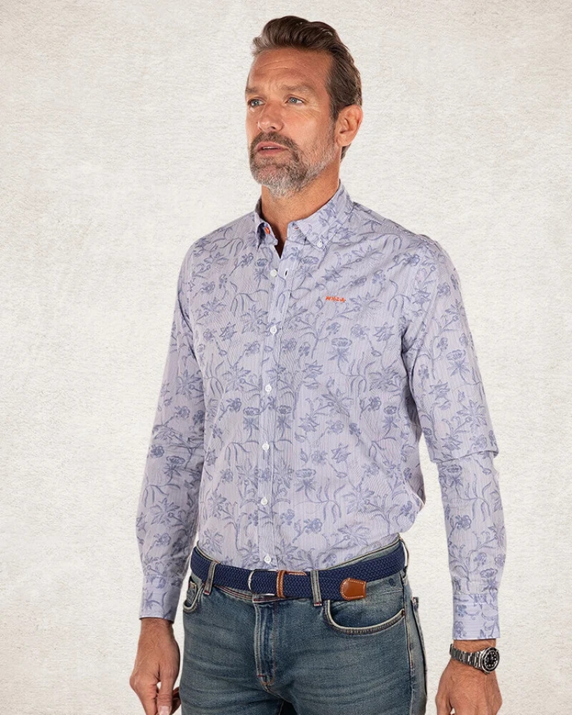 Chemise NZA OHAKUNE 23KN558 Light blue NZA - Vêtements de marque ...