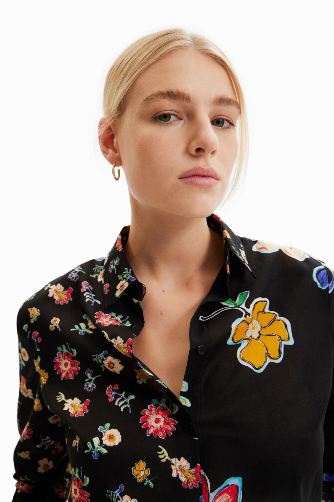 Chemise DESIGUAL SINGAPUR 23SWCW36 Negro DESIGUAL - Vêtements de marque ...
